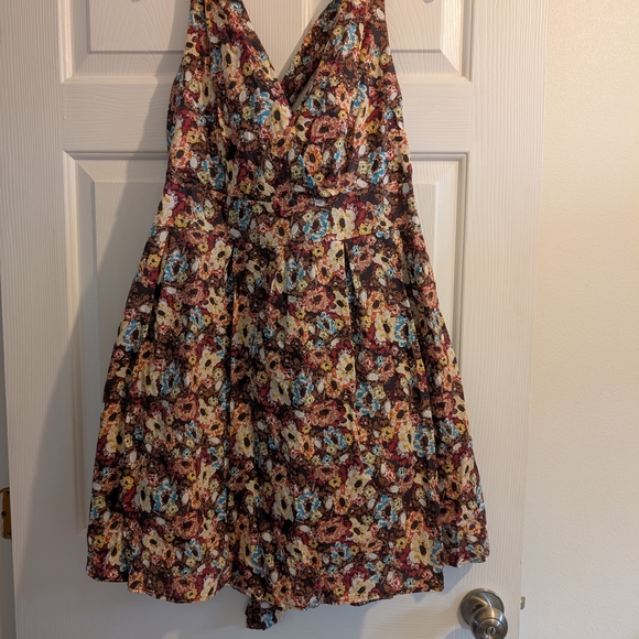 American Rag | Dresses | Darling American Rag Brown And Cream Aline ...